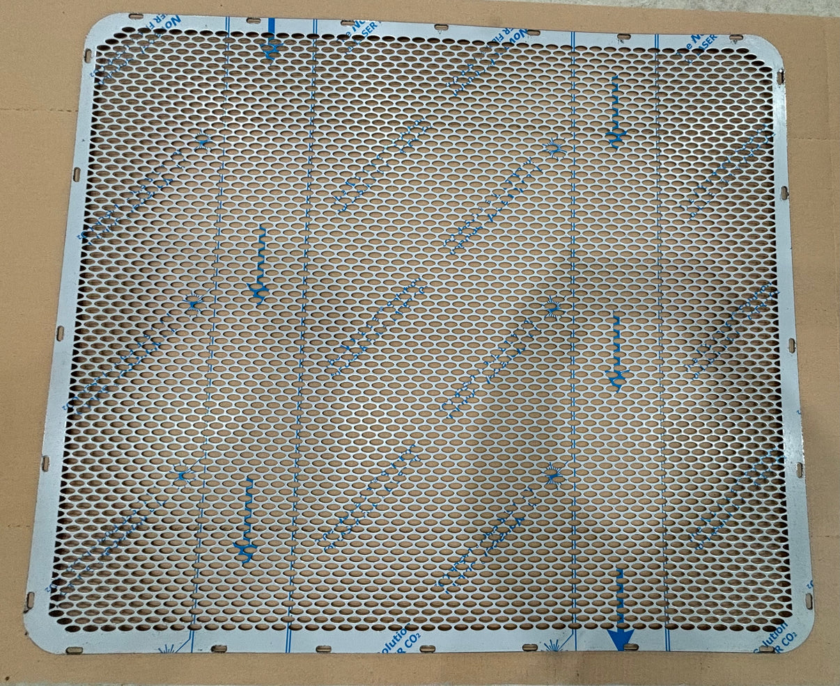 Peterbilt 379 long hood Oval grill screen – Beger Industries Inc